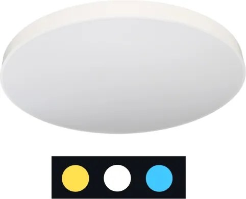 LED Stropní svítidlo LED/300W/230V 3000/4000/6500K pr. 120 cm bílá