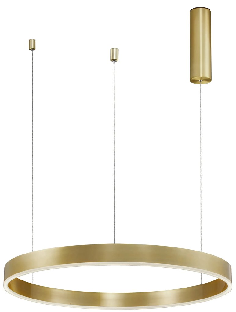 LED lustr Motif 60 zlaté CCT s dálkovým ovládáním