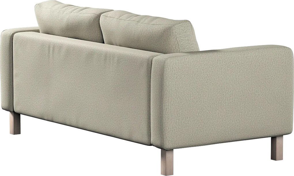 Potah na pohovku IKEA Karlstad 2-místná, nerozkládací, krátký barva béžová látka pletený vzor