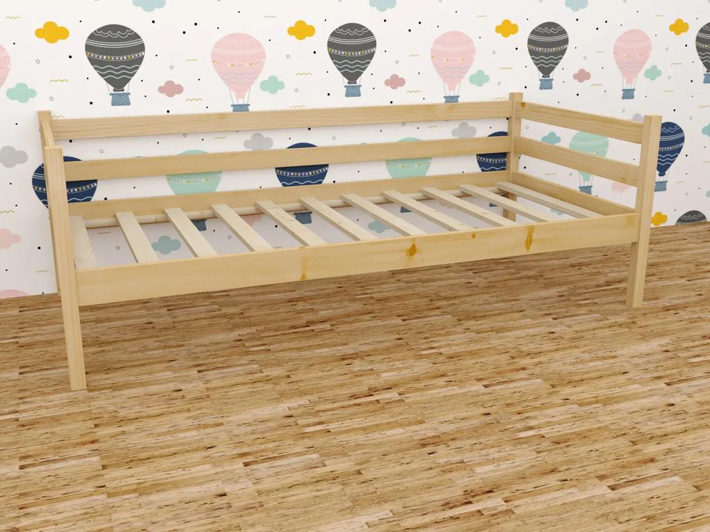 Vomaks Dětská postel DP 028 Rozměr: 70 x 160 cm, Barva: surové dřevo