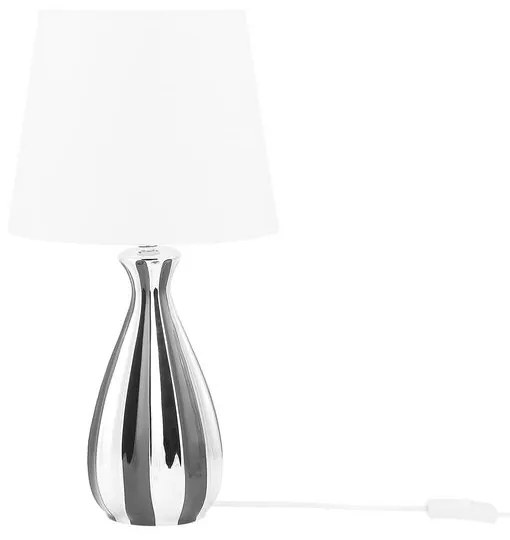 Stolní lampa stříbrná 52 cm VARDJA