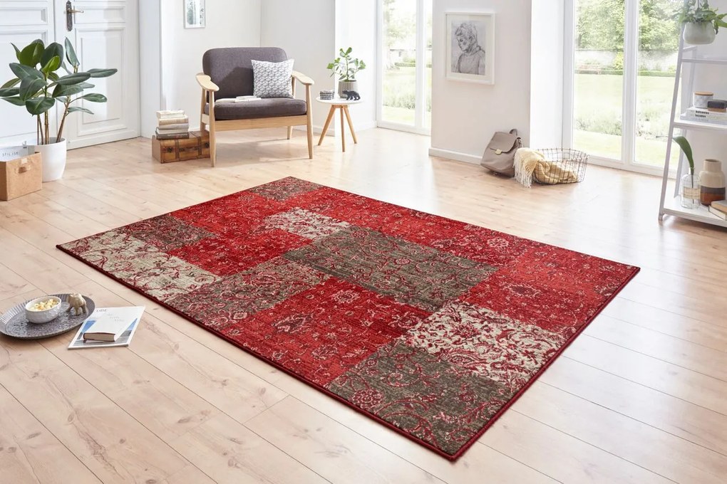 Hanse Home Collection koberce Kusový koberec Celebration 103464 Kirie Red Brown ROZMĚR: 80x250