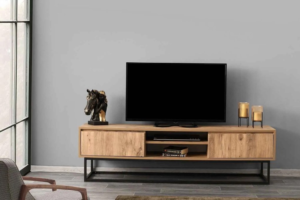 Designový TV stolek Balwina 180 cm borovice