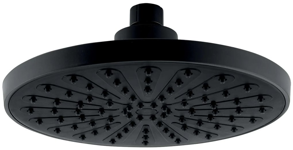 Novaservis - Hlavová sprcha, průměr 20 cm, 1 proud, černá mat RUP/200,5