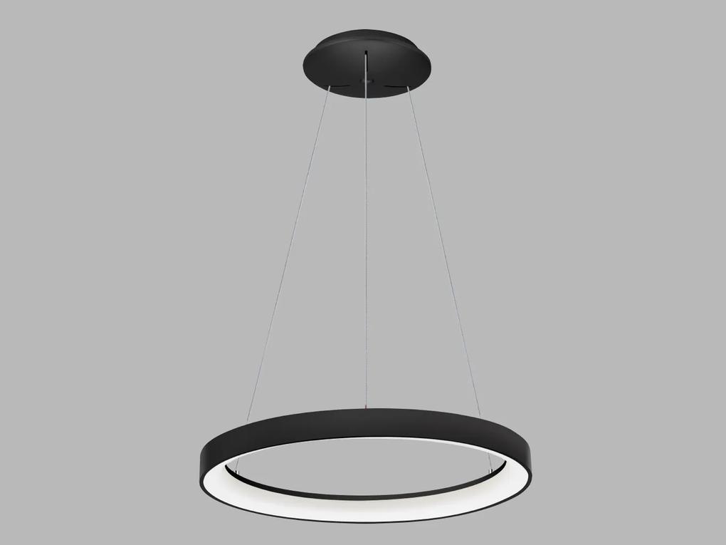 Led2 Závěsné LED svítidlo BELLA SLIM P-Z ø 58 cm Barva: Černá, Stmívání: DALI TW