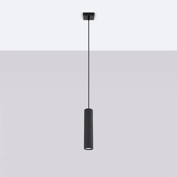 Brilagi - LED Lustr na lanku CRESTO 1xGU10/10W/230V černá