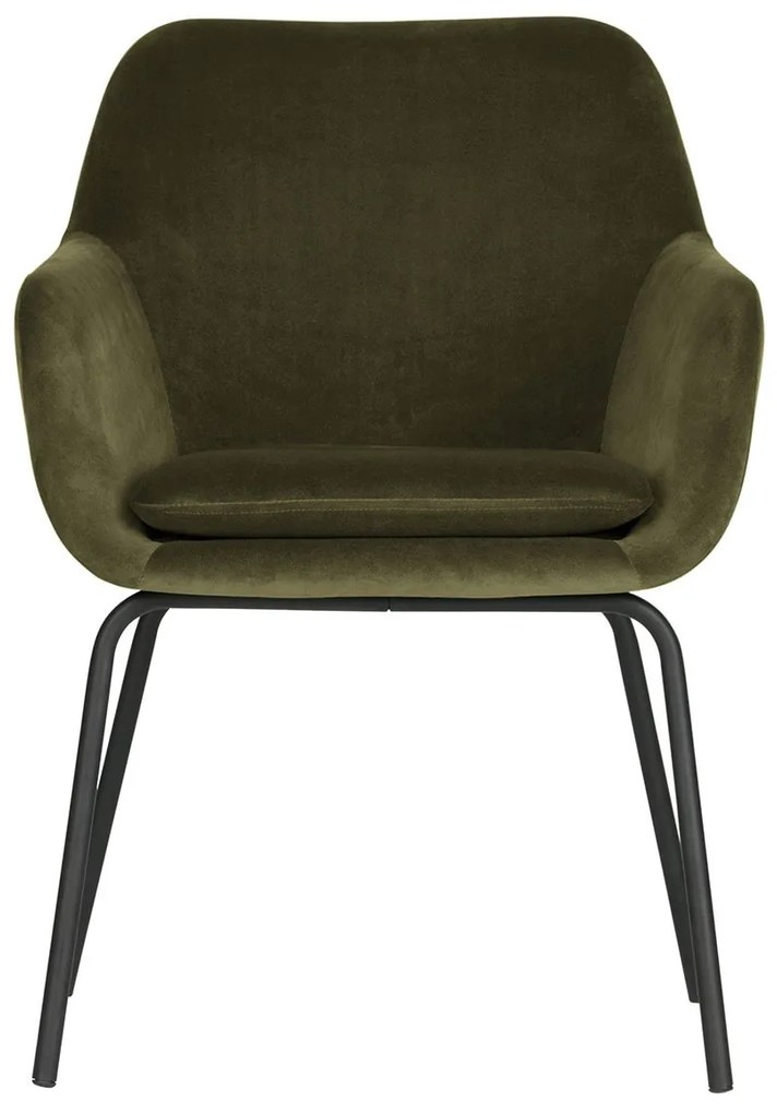 Sametová Židle Mood sada 2 ks 79 × 58 × 59 cm