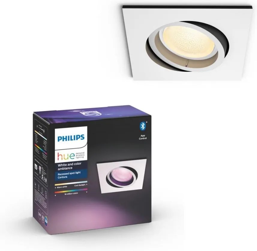 Philips 50551/31/P7 - LED RGB Podhledové svítidlo Hue CENTURA 1xGU10/5,7W/230V