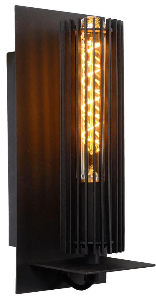 Lucide 73206/01/30 nástěnné svítidlo Lionel černé, E27, 29cm