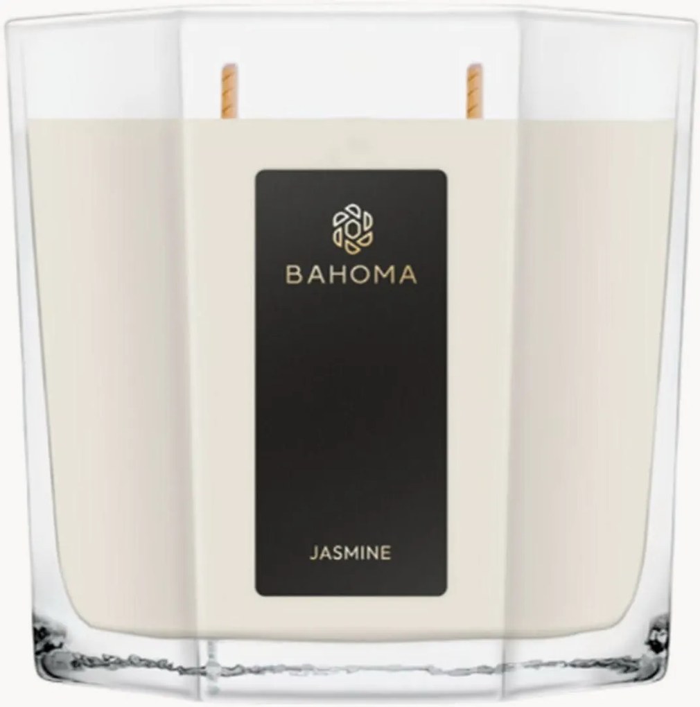 Ručně litá vonná dvouknotá svíčka Pearl (jasmín)