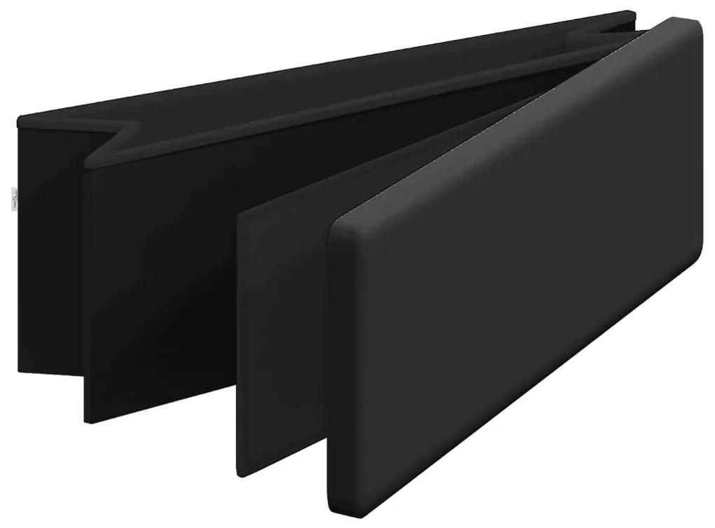 Úložná lavice skládací černá PVC - Default Title