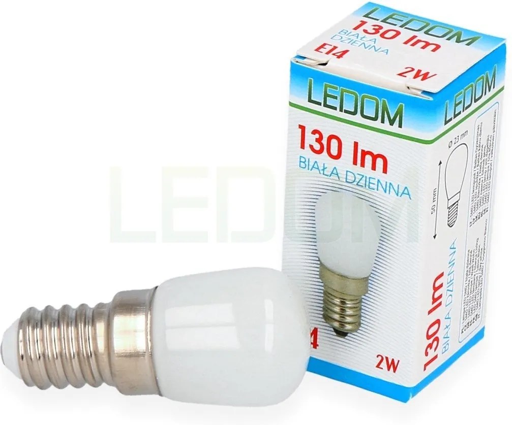 Ledom LED žárovka E14 2W 130lm denní