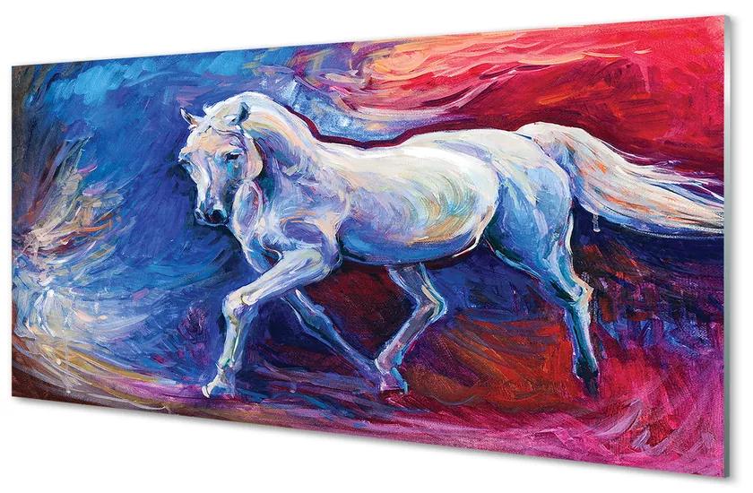akrylový obraz Kůň 125x50 cm
