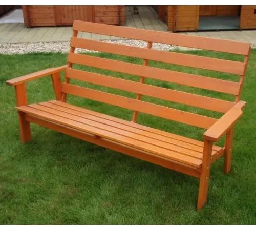 Dřevěná zahradní lavice SIVELA - 3D5571
