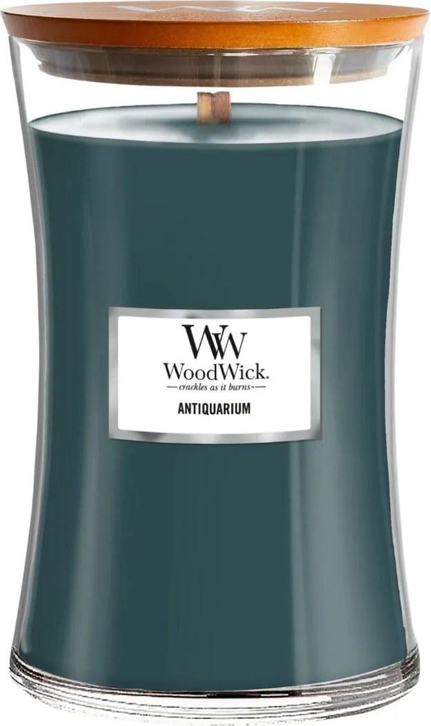 WoodWick vonná svíčka s dřevěným knotem velká Antiquarium 609g
