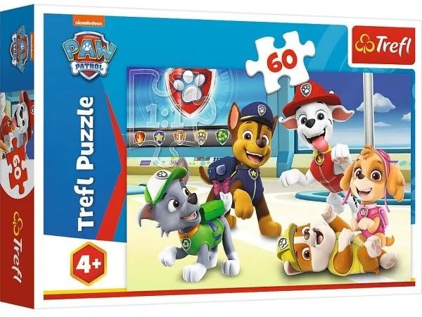 TREFL Tlapková patrola Ve světě štěňat 60 dílků