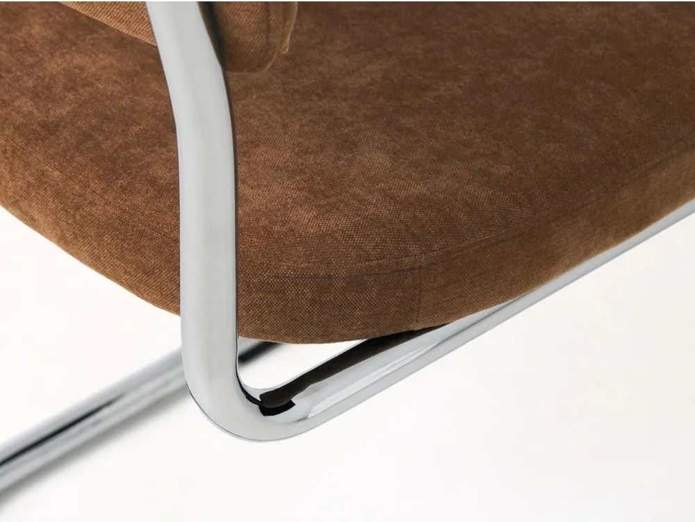Jídelní židle v terakotové barvě Griffin – Unique Furniture