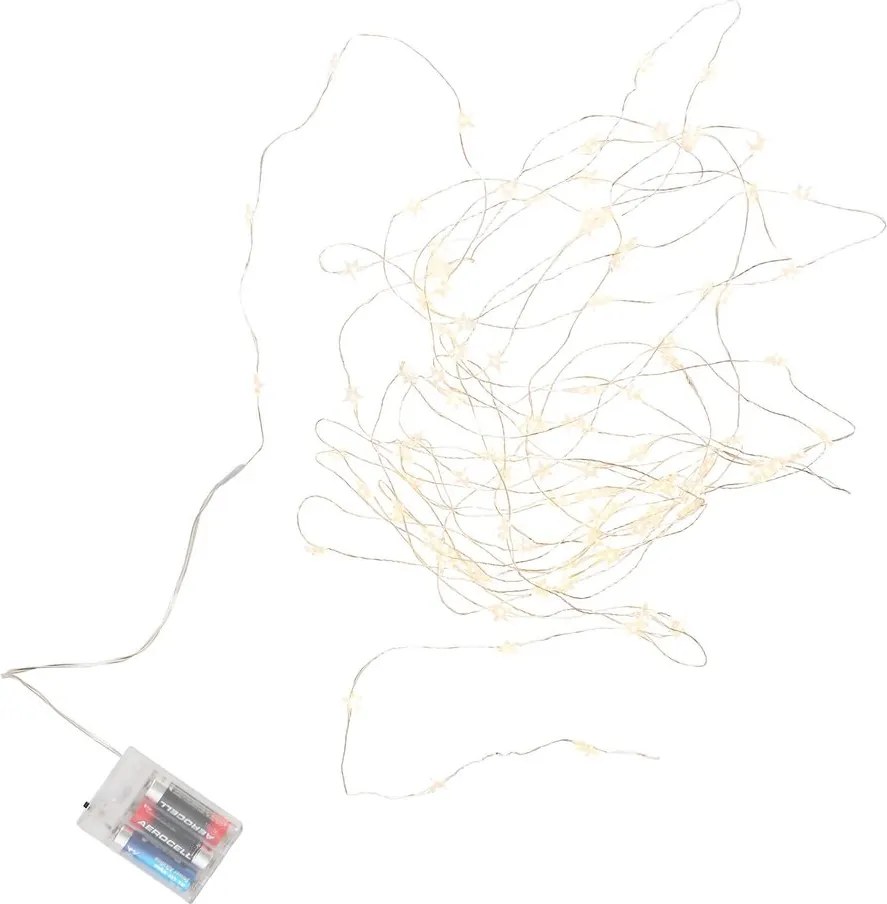 STAR LIGHTS LED Světelný řetěz drátěné hvězdy s USB 100 světel