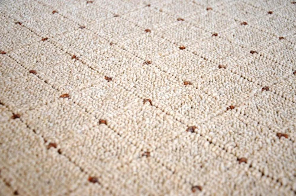 Vopi | Kusový koberec Udinese béžový - 57 x 120 cm
