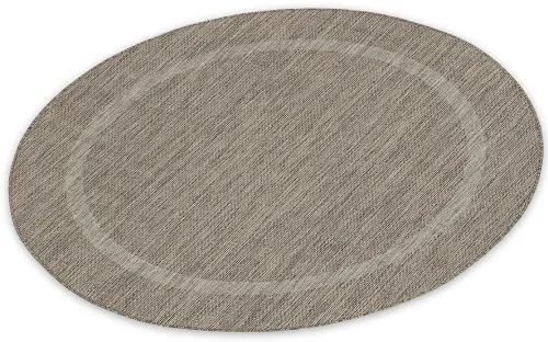 Koberce Breno Kusový koberec RELAX kruh 4311 Brown, Hnědá, 160 x 160 cm