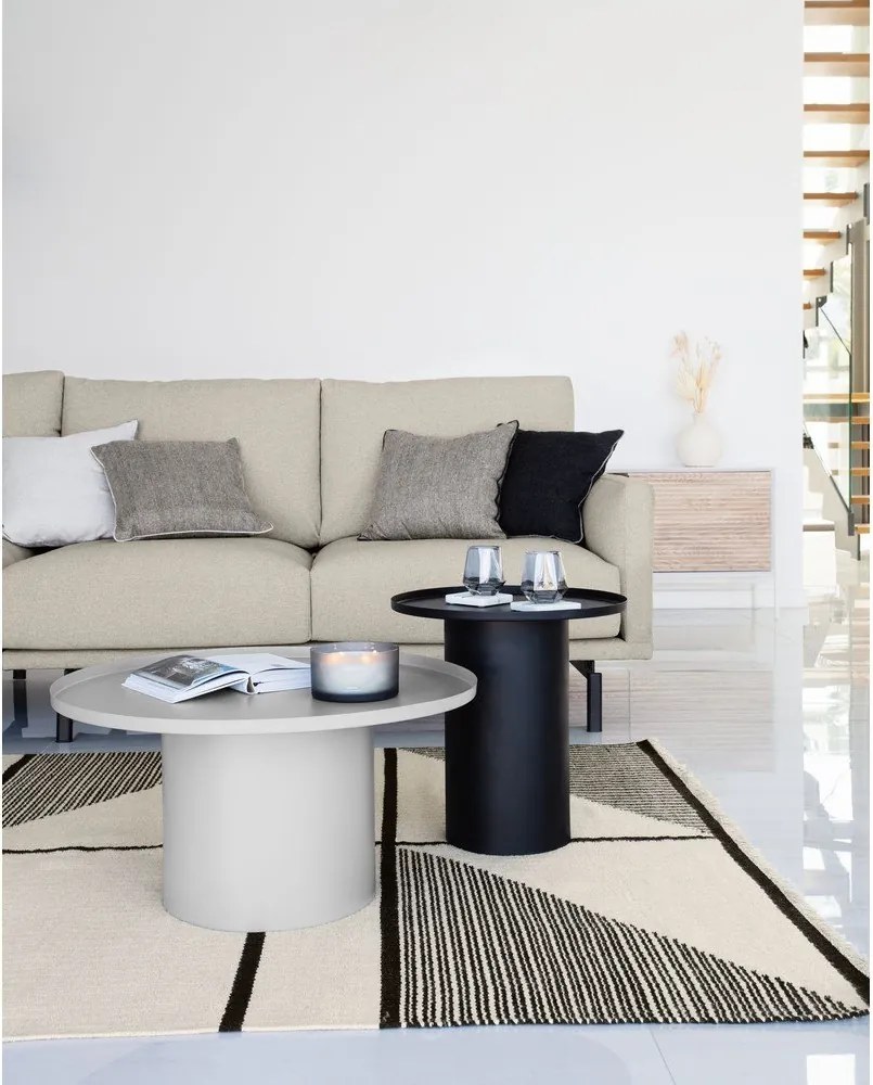Béžová žinylková pohovka 214 cm Galene – Kave Home