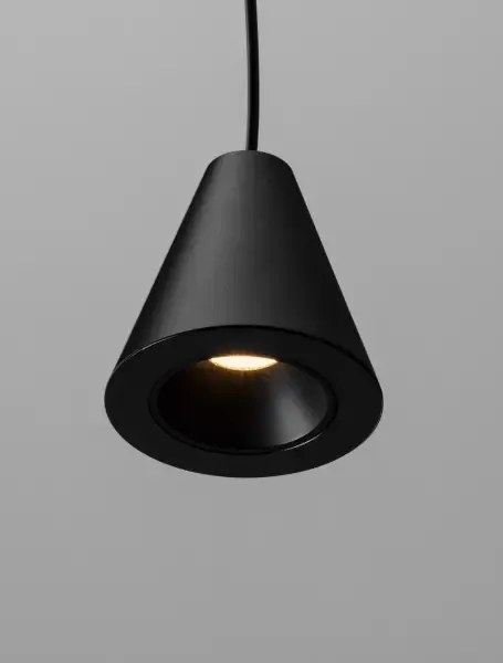 LED černá moderní svítilna Irmos