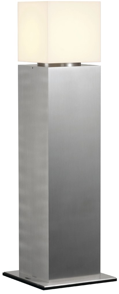 SLV 1000345 Square Pole, venkovní sloupkové svítidlo z nerezu, 1x20W E27, výška 60cm, IP44