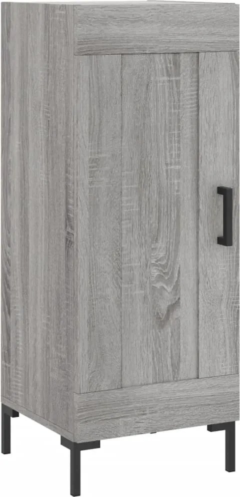 Skříň highboard šedá sonoma 34,5 x 34 x 180 cm kompozitní dřevo 3200455