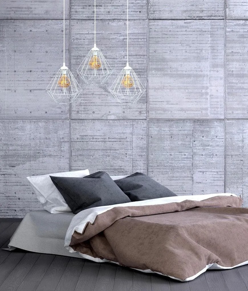 Stropní svítidlo Diamond 25 cm bílé
