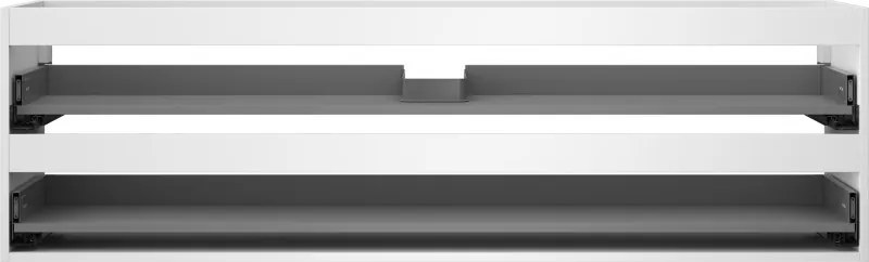 Mexen Box-A, závěsná skříňka 160 cm, 2 zásuvky, bílá lesklá, 91AX0-1600-470-2-00