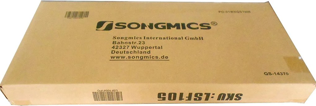 Songmics Sedací lavice Olga s úložným prostorem, Černá