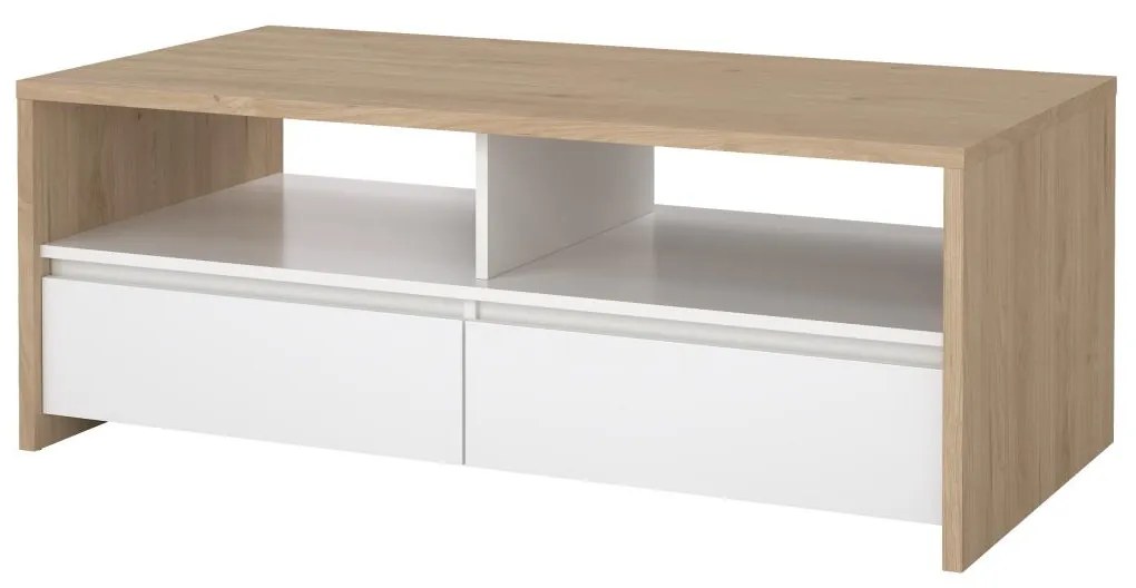 FN Konferenční stolek Nerea 319 jackson hickory/bílý lesk