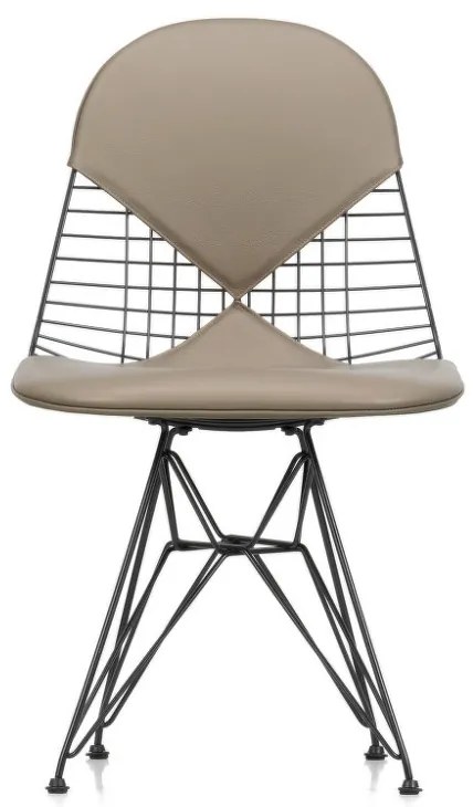 Vitra Židle Eames DKR-2, basic dark, kůže