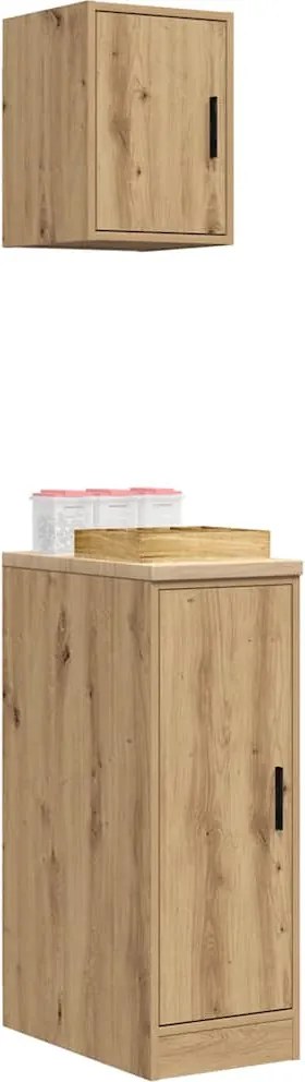 Garážové skříně 2 ks dub artisan kompozitní dřevo 3328295