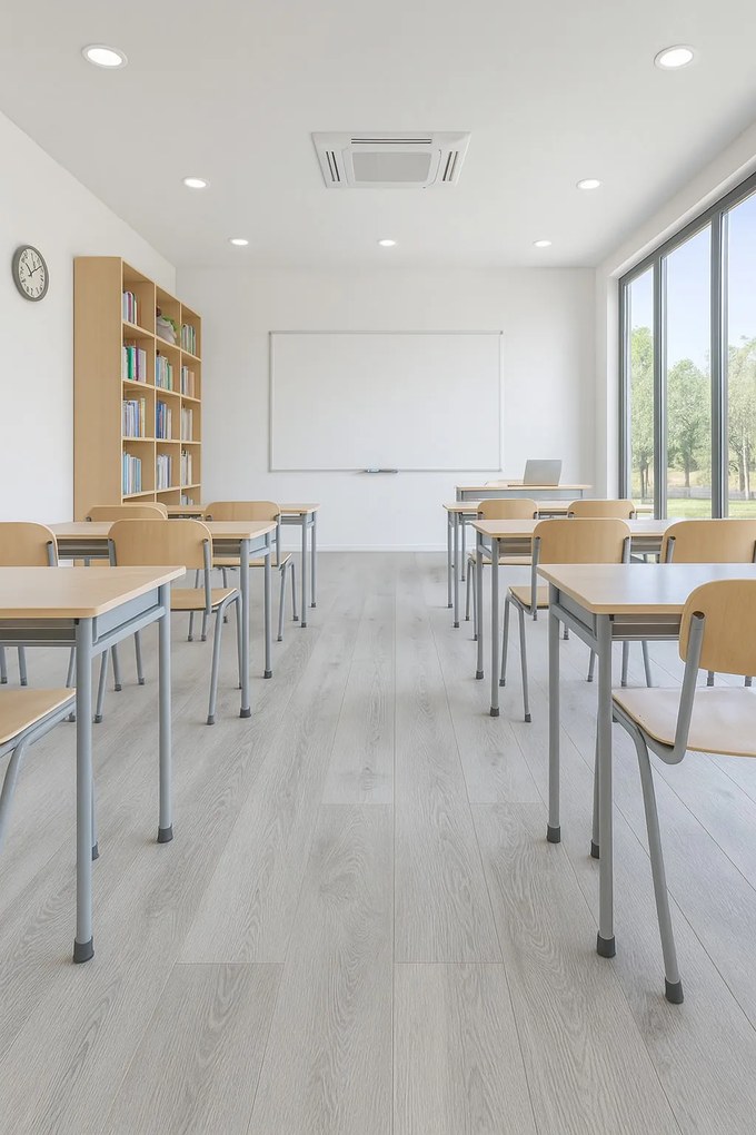 Gerflor, PVC podlaha - lino AladinTex Ultra 1751, na míru, šíře 2m,4m, šedá, filc, chodba / předsíň