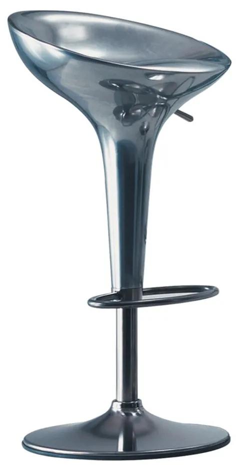 Hliníková barová židle Magis Bombo, výška 50/74 cm