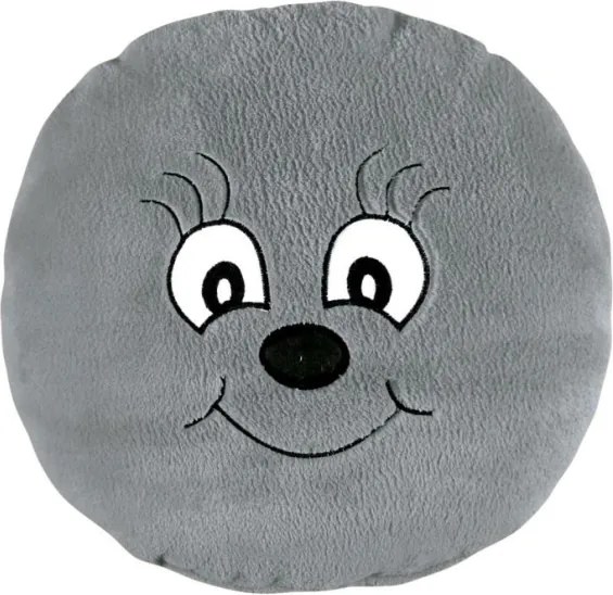 Bellatex Polštářek Kulička průměr 35 cm šedá