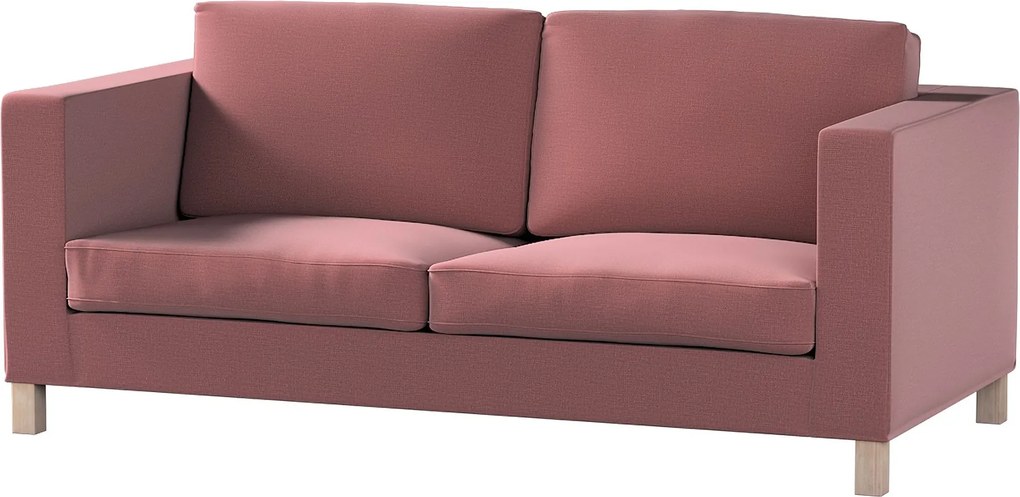 Potah na pohovku IKEA Karlanda rozkládací, krátký barva fialová látka sametová