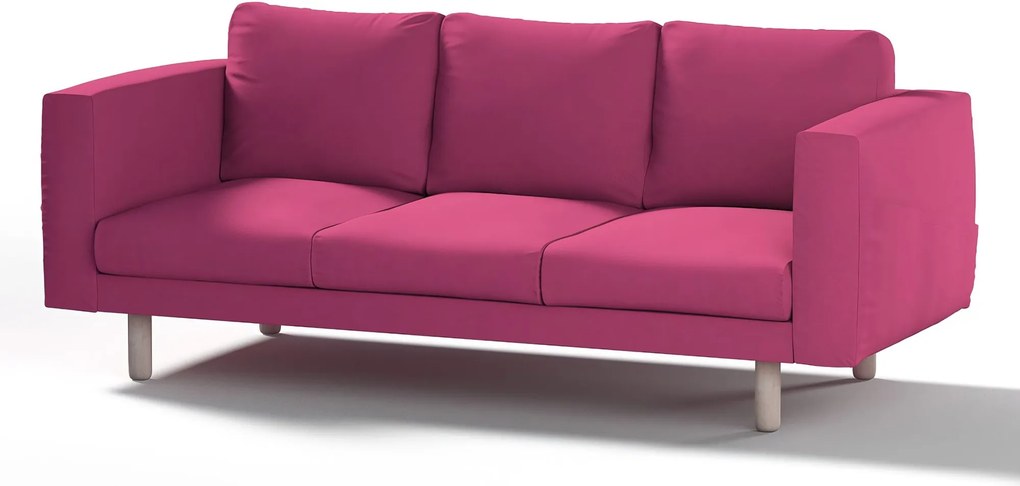 Potah na pohovku IKEA Norsborg 3-místná barva růžová látka pletený vzor