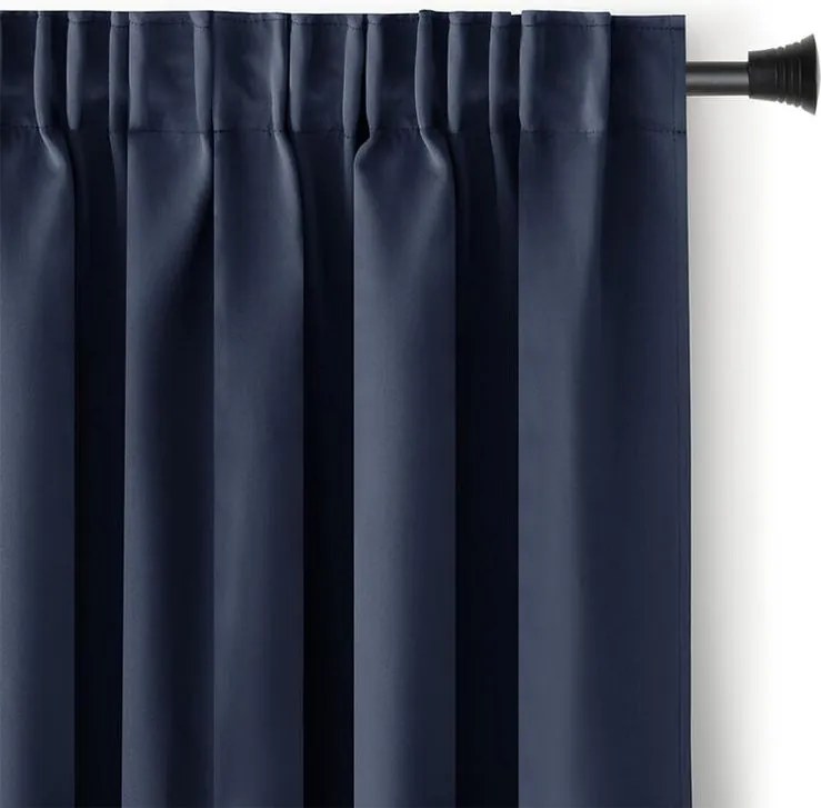 Zatěmňovací závěs blackout RESTILO indigo 140 x 245 cm