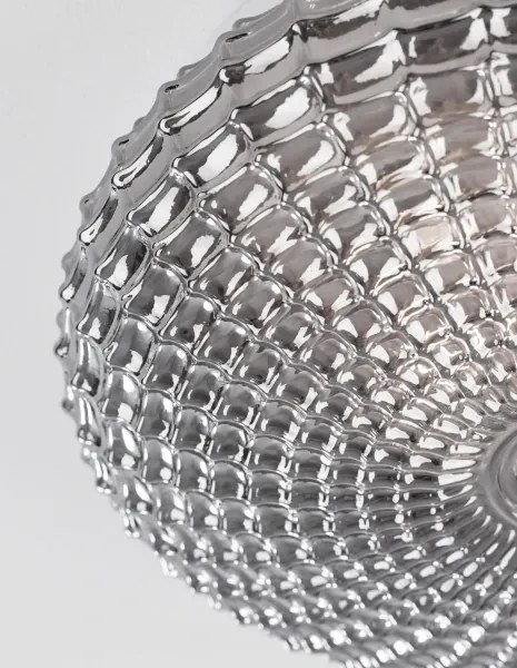 Designové stropní svítidlo Clam 30 chrom