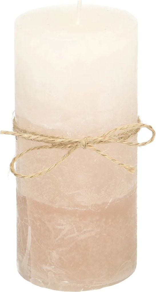 Svíčka Silvia 14cm beige