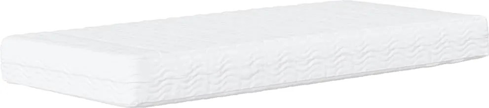 Postel s matrací Dover tmavě hnědá 80 x 200 cm textil 3208287