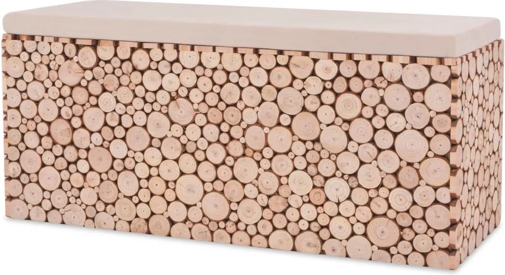 Lavice - pravé dřevo | 100x34x41 cm