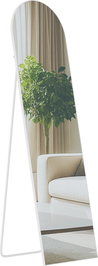Zrcadlo Moline 140x40 cm – bílá matná