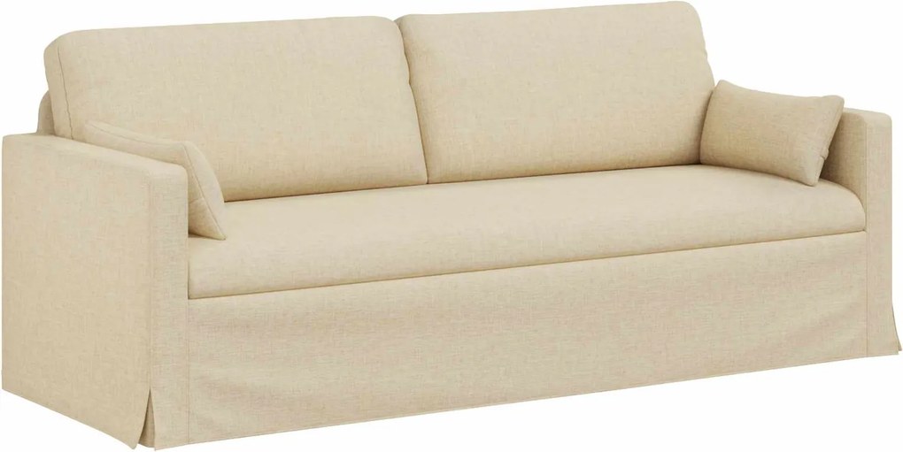Set pohovek 2 ks Krémová textil 3407586