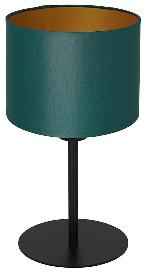 Stolní lampa ARDEN 1xE27/60W/230V pr. 18 cm zelená/zlatá