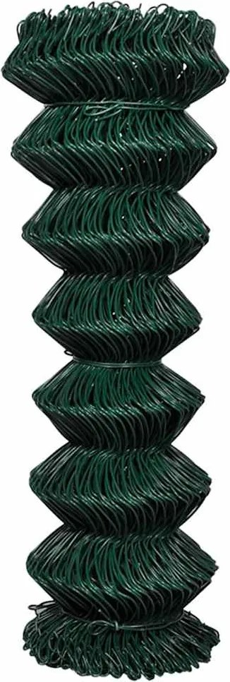 Drátěné pletivo ocel 1,25 x 15 m zelené 140345