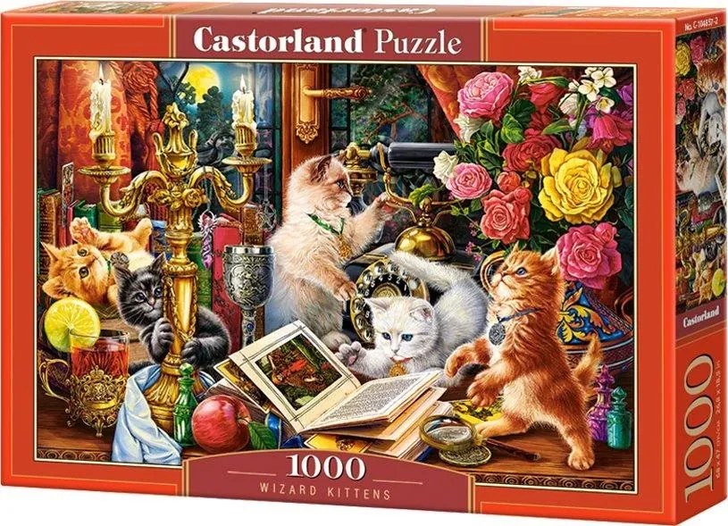 Castorland puzzle koťata kouzelníci 1000 dílků