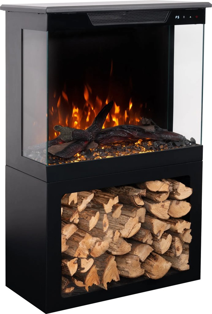 Elektrický krb Aflamo Tower 46 3D + Stand